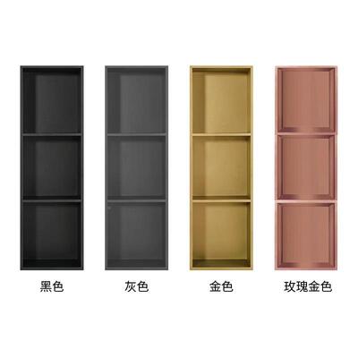 3161不锈钢龛柜卫生间嵌入式室金属隔板成浴品收厕壁所置物架电视
