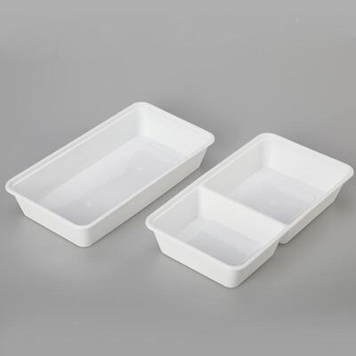 形打盒卖便当盒SZ-711/7创意轻食包米饭盒快餐盒长方一外次性餐盒