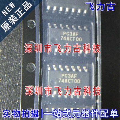 全新原装 74ACT00SCX 74ACT00SC 74ACT00 SOP14 3.9mm 触发器芯片
