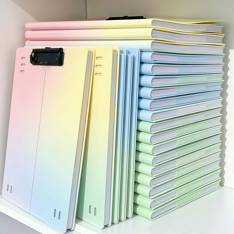 可立式文件夹A4资料夹写字板试卷收纳考研学生加厚塑料垫板多功能