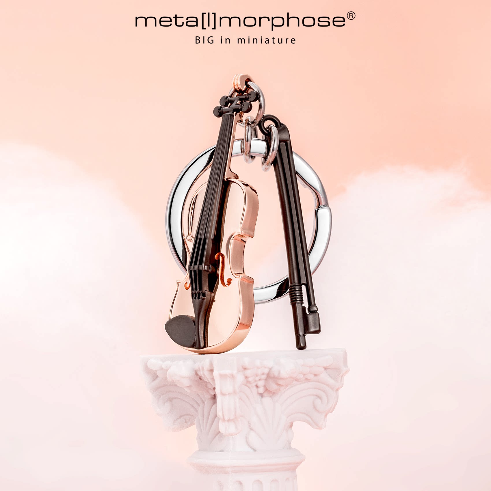 小提琴钥匙扣包包挂件 比利时metalmorphose音乐旋律系列生日礼物