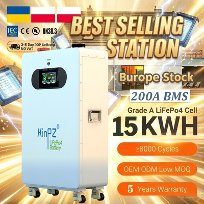 15Kwh Solar Energy System 51V 300Ah LiFePO4 Energy Storage