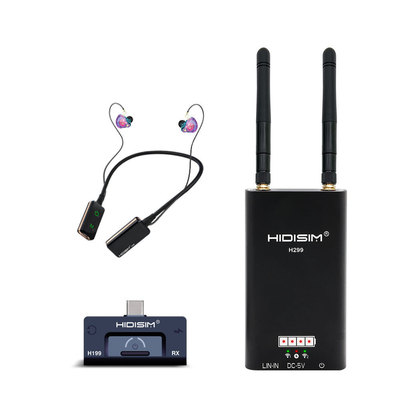 无线直播套装 转接器+接收+无线监听+手持声卡/H299套装/TypeC口