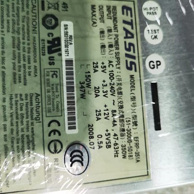 售前询价EFRP-351A 磁盘阵列柜电源 350W 电源模組