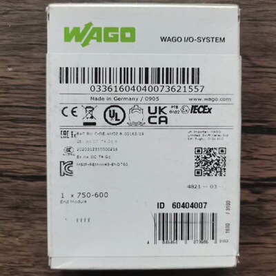 售前询价议价全新原装未拆封WAGO万可750600实物拍摄现货销售