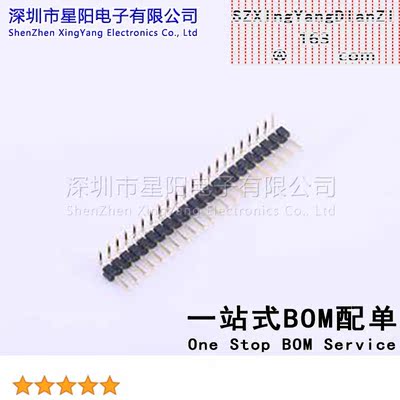 X4611WR-22I-C28D40 2mm 1x22P弯插 方针 排数 单排 总PIN位数22