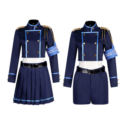 蔚蓝档案cos服 碧蓝档案铁道双子学院服游戏服coplay表演服万圣节