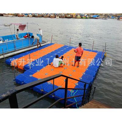 稳固高承载力水上浮筒 水上走道 连岛浮桥 钓鱼平台 码头泊位
