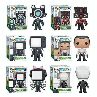 Figuras de acción POP Skibidi Toilet para ni?os, juguetes d