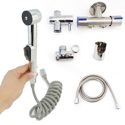 Pulverizador Longo Handheld ABS para Banheiro, Spray Bidé D