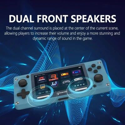 Consola de juegos portátil A390, pantalla IPS de alta defin