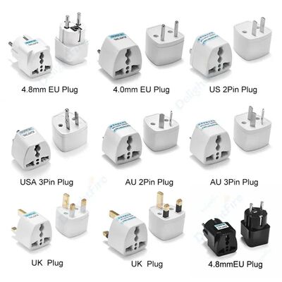 Adaptador de enchufe australiano Universal, convertidor de e