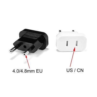 Adaptador de enchufe de la UE, convertidor de CA de EE. UU.