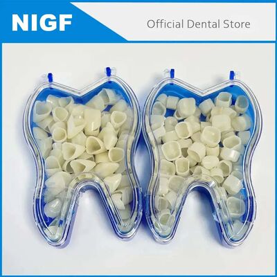 NIGF 50 Pcs/Box Dental Temporary Crown Kit Anterior Front Mo