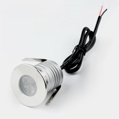 Lámpara LED IP68 para piscina, 3W, empotrada, estanque, cas