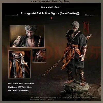 Mito Negro: Estátua Modelo Wukong, Personagem Personalizado