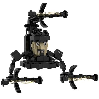 New Space Flying Saucer Skibidi Toilet Builing Blocks Camerm