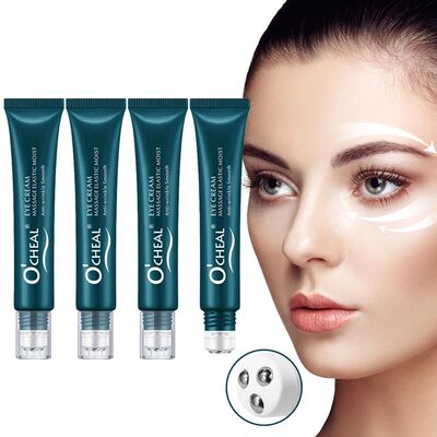 Ocheal 4pcs Roller Ball Massage Eye Cream Lightening Dark Ci