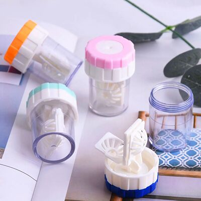 1pc dispositivo de limpeza de lentes de contato manualmente