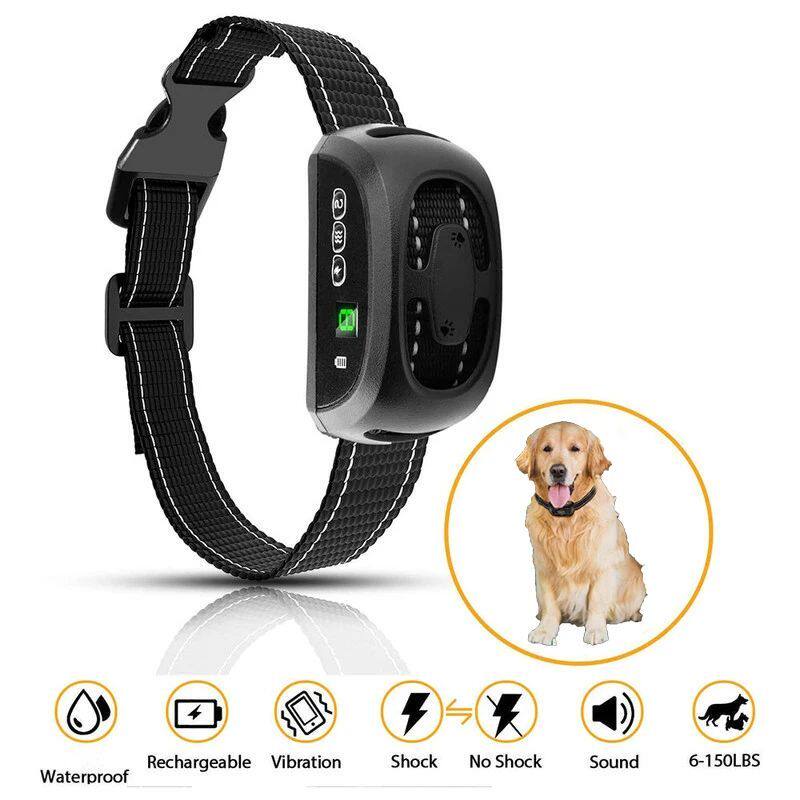 ABQP-Collar antiladridos para perro dispositivo antiladridos