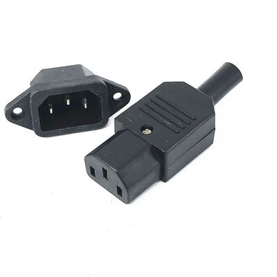 Adaptador de enchufe de fuente de alimentación IEC C13, 10A