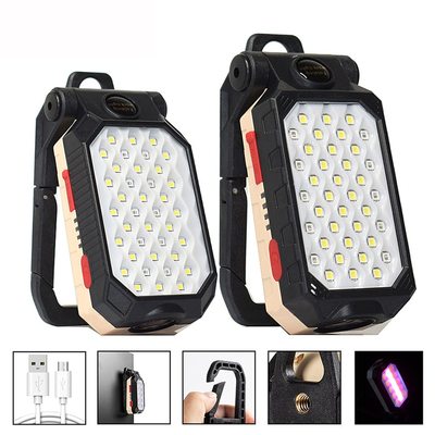 Lanterna LED De Alta Potência Recarregável COB Luz De Trab