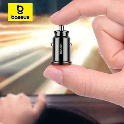 Baseus-cargador de coche para iPhone, Samsung, tableta, GPS,