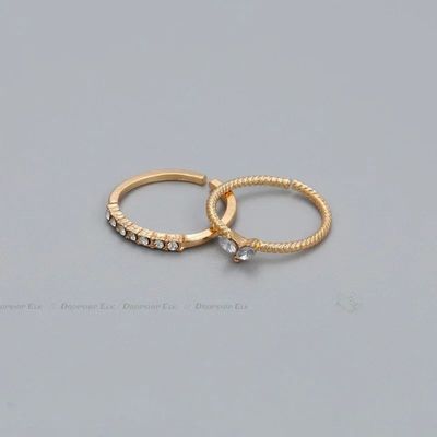 2pcs/setGoldCrHeaZin