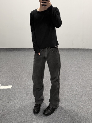 金主训505版型Slimfit修身牛仔裤