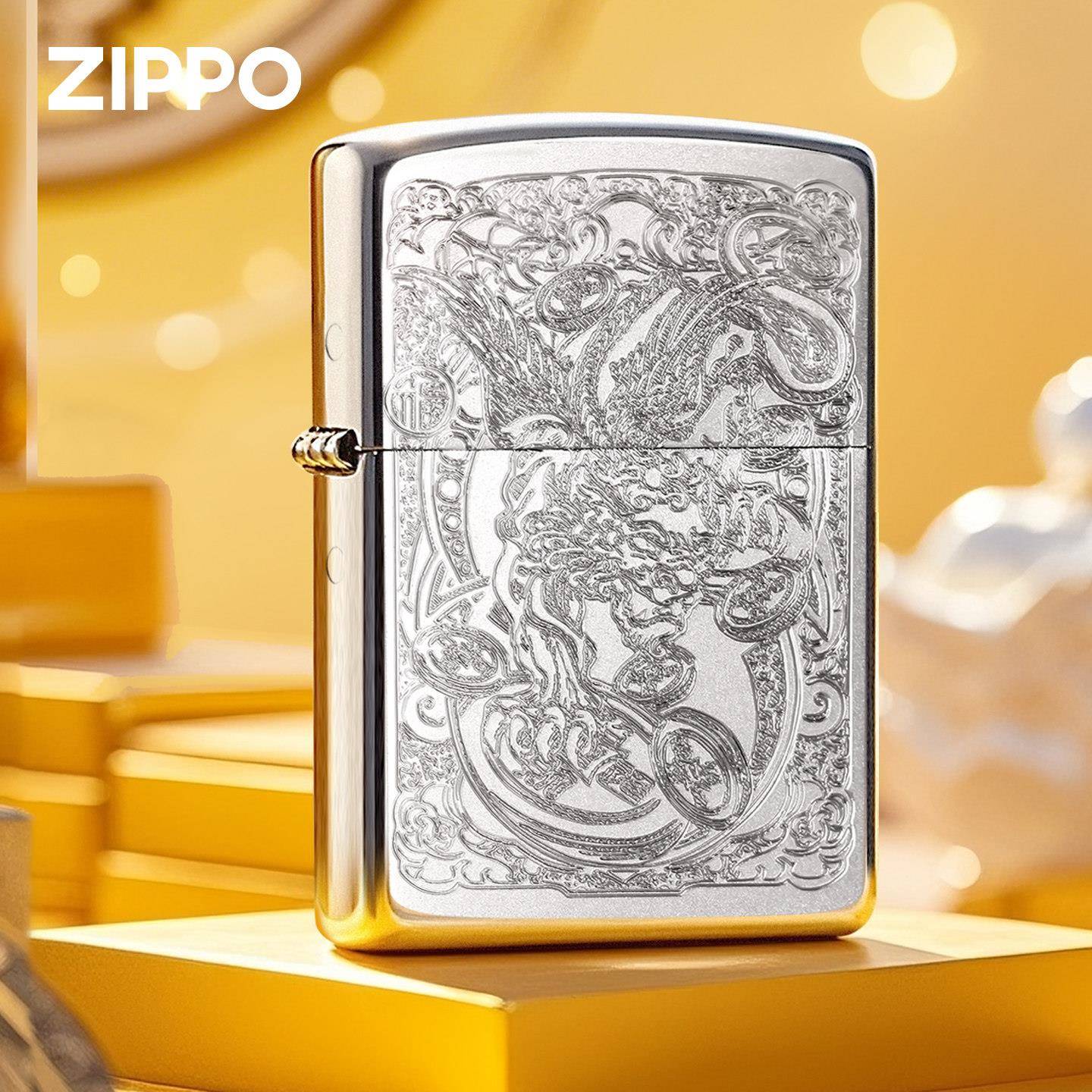 zippo打火机招财貔貅防风芝宝官方正品刻字男士生日520礼物送男友