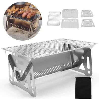Portable Folding Barbecue Grill Heating Stoves Multifunction