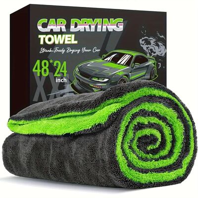 1000GSM Full-Size SUV Truck Drying Towel Double-Sided Microf