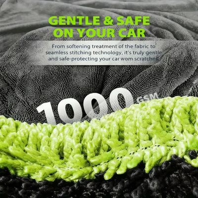 1000GSM Heavy Duty Car Drying Towel 60x120cm Oversized Doubl