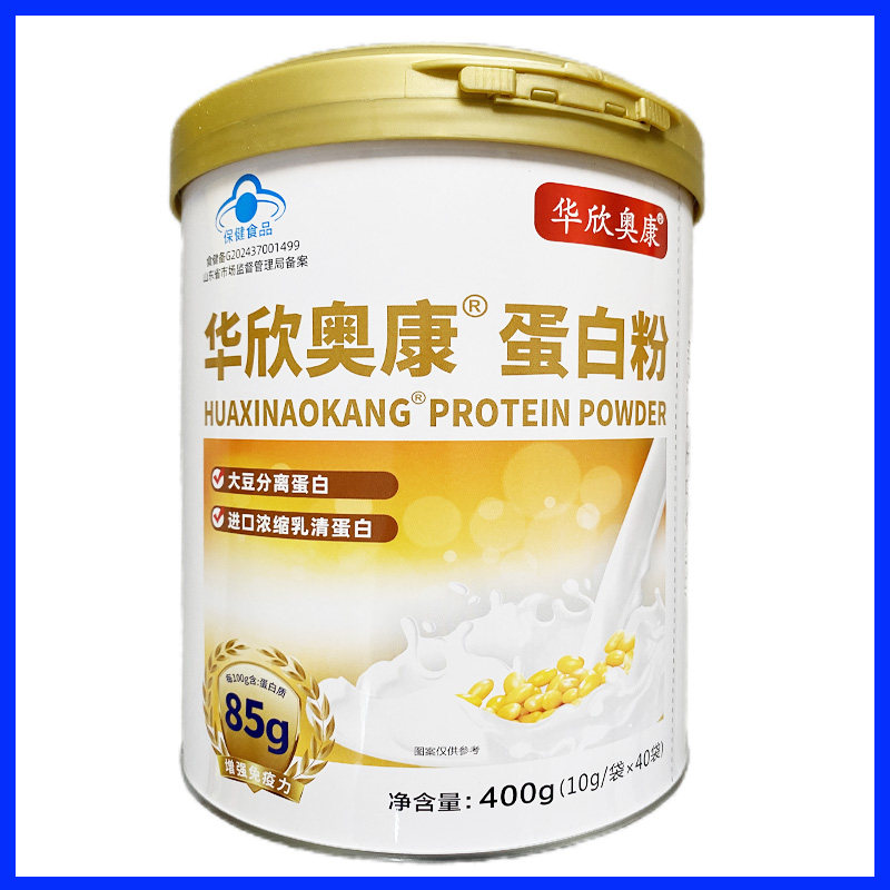 华欣奥康蛋白粉400g大豆分离蛋白乳清蛋白双蛋白粉混合蛋白粉