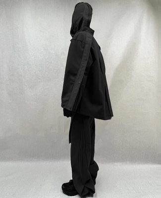 多风格解构拉链纽扣外套