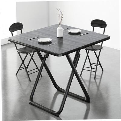 Foldable Square table family dining table and chair combinat