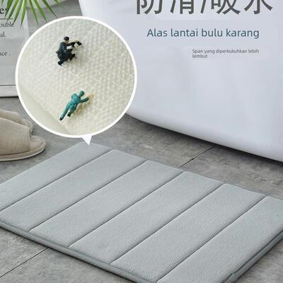 Soft Memory Foam Bath Bathroom Floor Shower Rug Non-slip Mat