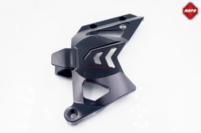 台湾MAPD 适用雅马哈R7/MT07 改装铝合金镂空前链条盖齿盘保护盖