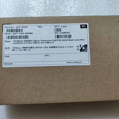 02311QUK 100G光模块 QSFP28 100G