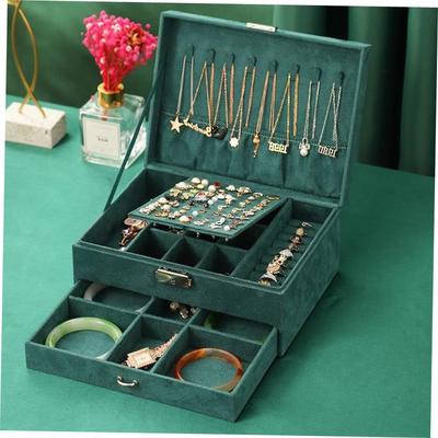 earrings necklaces jewelry storage box large 首饰收纳盒