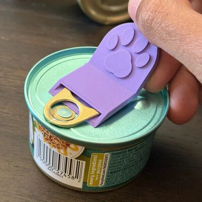 Ergonomic Non-Slip Large Pet Can Opener Easy Grip Safe for C