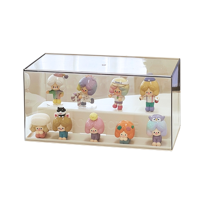 透明可叠加手办收纳盒