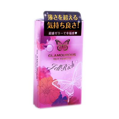 跟着买!日本亚马逊月销4K捷古斯JEX蕞润款蝴蝶凝润无储贴身避孕套