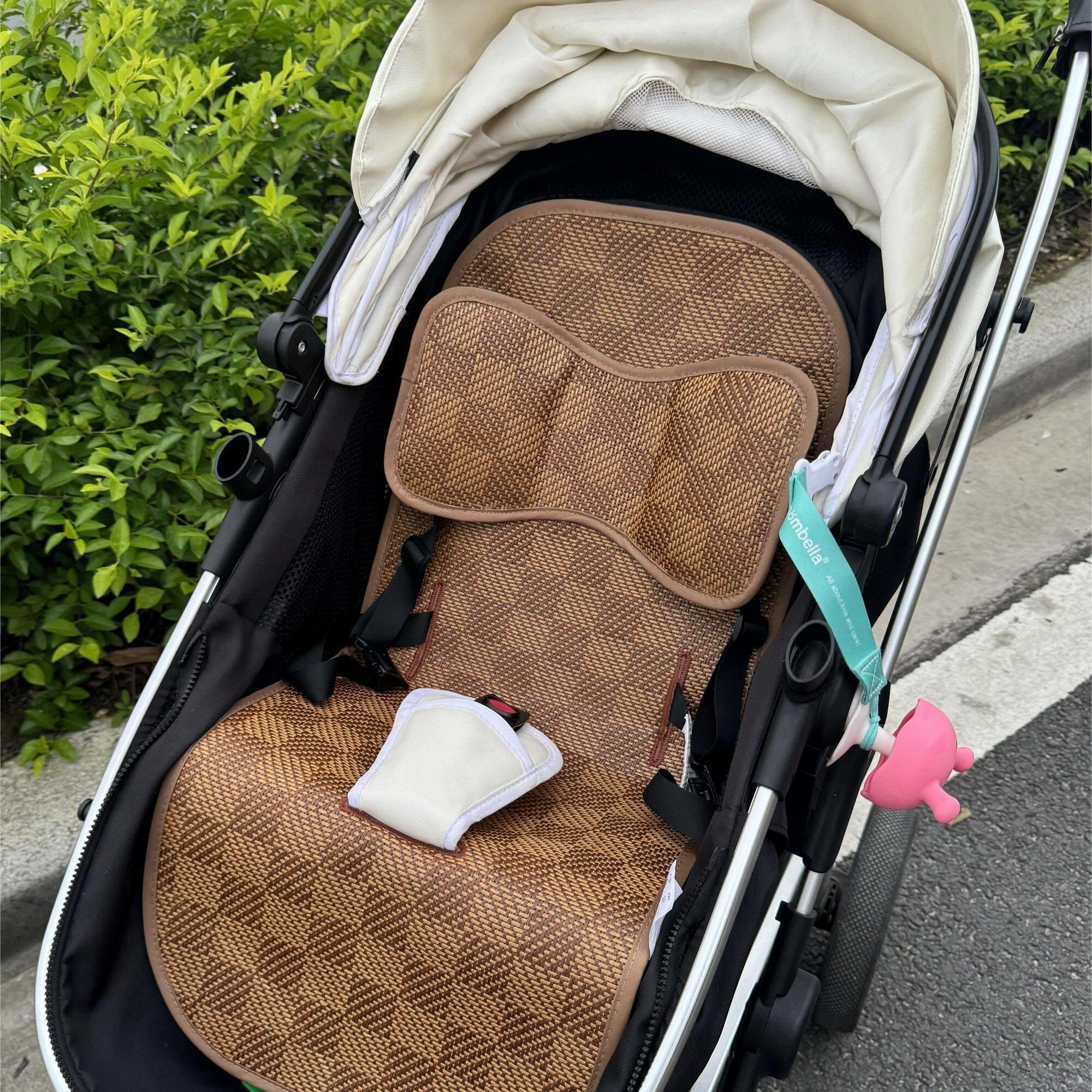 婴儿推车凉席垫宝宝推车凉席通用型藤席夏季透气餐椅