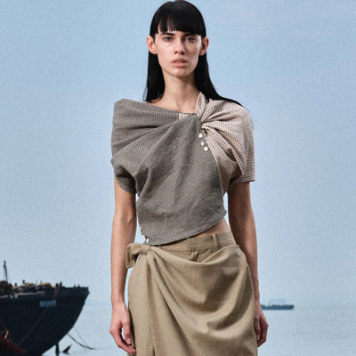 Near4rest 26SS KANGA纽结分割衬衫上衣 老虎上上山 买手店