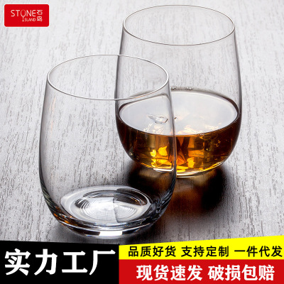 石岛水晶玻璃威士忌酒杯酒店洋酒杯啤酒鸡尾酒杯果饮杯家用代批发