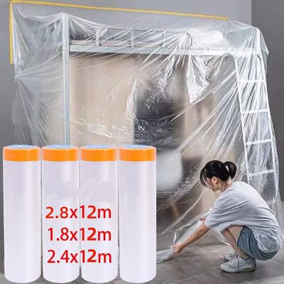 12M Self-adhesive Dustproof Film Furniture Dust Protection M