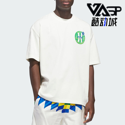 Adidas/阿迪达斯正品三叶草男士柔软篮球风时尚经典短袖T恤KD3615