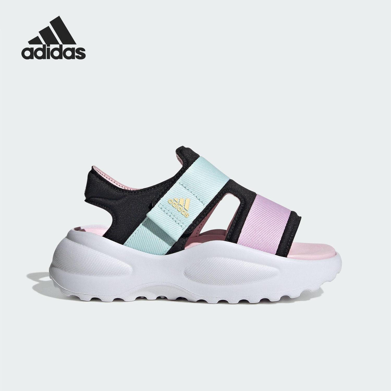 Adidas/阿迪达斯正品春季款大童耐磨魔术贴沙滩凉鞋JP5831