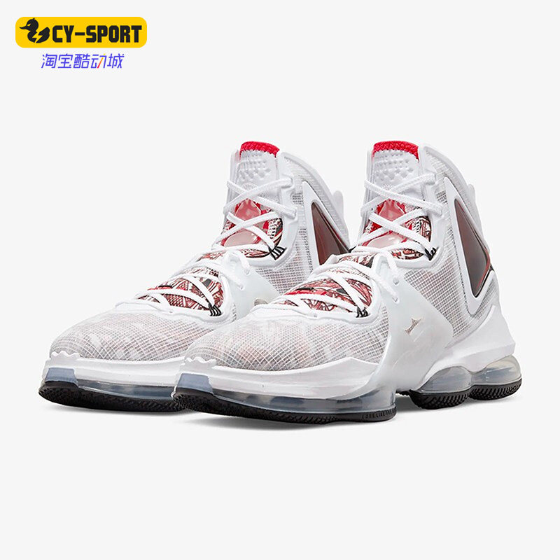 Nike/耐克正品LeBron 19詹姆斯19男子高帮透气篮球鞋 CZ0203-101